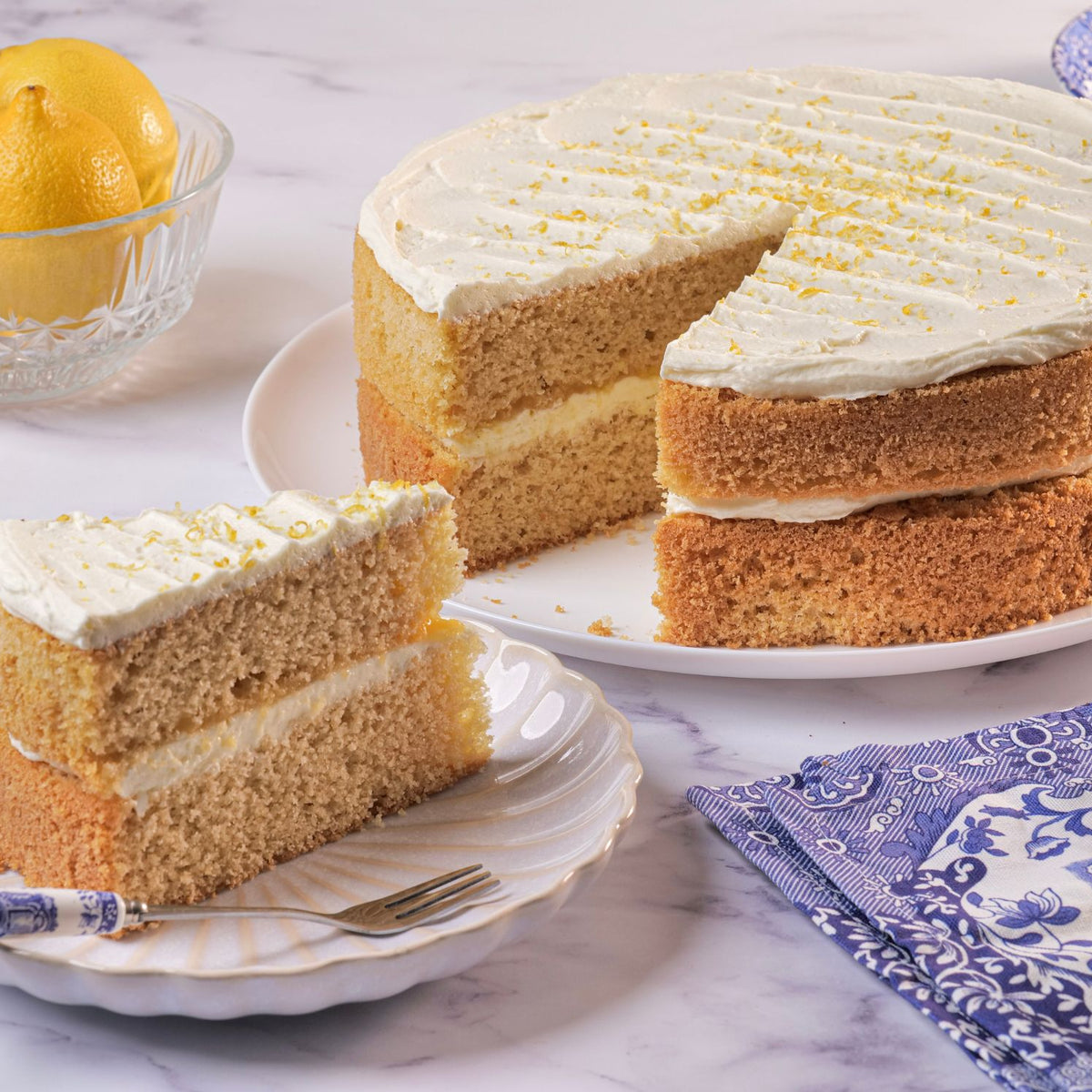 Tangy Lemon Cake – Tiptree Patisserie